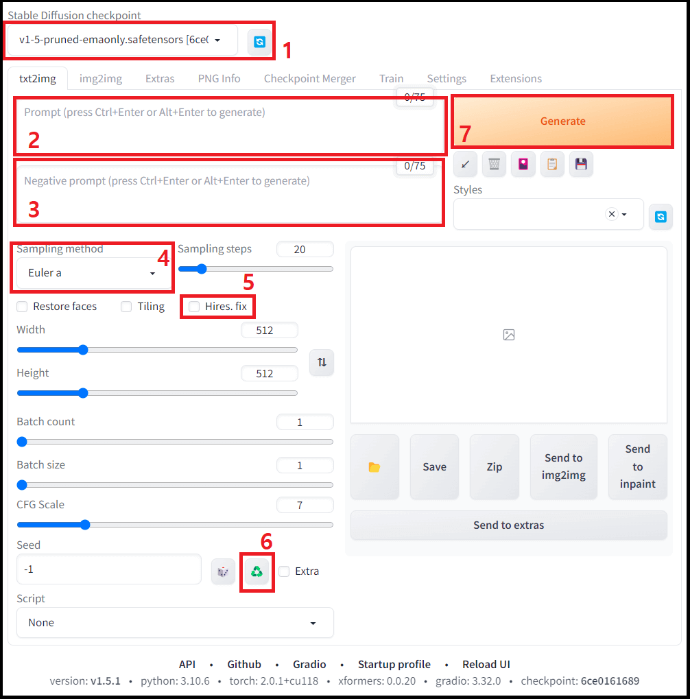 stable-diffusion 설치법 및 사용법, 간단하게 원클릭 설치!